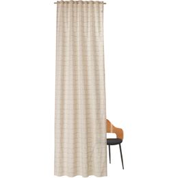 Sch&ouml;ner Wohnen Kollektion Vorhang "Cottage" Gr. 1, beige (beige, creme), B:125cm H:250cm, Chenille, Leinen, Polyacryl, Polyester, Viskose, SCH&Ouml;NER WOHNEN-KOLLEKTION, Gardinen