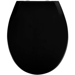 WC-Sitz Wenko "KOS", schwarz, B:37,5cm L:44cm, Thermoplast, WC-Sitze