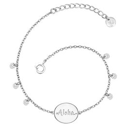 Glanzst&uuml;cke M&uuml;nchen Gliederarmband GLANZST&Uuml;CKE M&Uuml;NCHEN "G291", silber, Armb&auml;nder, Damen, Silber 925 (Sterlingsilber), Gliederarmband, aus Sterling Silber