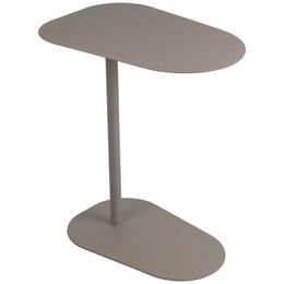 Novel Beistelltisch, Kaschmir, Metall, Freiform, Bodenplatte, 38x60x53 cm, Wohnzimmer, Wohnzimmertische, Beistelltische, Beistelltische Metall