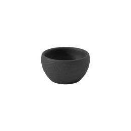 Villeroy & Boch Eierbecher VILLEROY & BOCH "Eierbecher Manufacture Rock &oslash; 4,8 cm schwarz", schwarz, Porzellan, Eierbecher