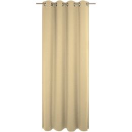 Vorhang WIRTH "Trondheim B", beige, B:132cm H:315cm, Chenille, Polyacryl, Gardinen