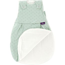 Tr&auml;umeland Babyschlafsack TR&Auml;UMELAND "Babyschlafsack LIEBMICH 3tlg. Set Twister, von Gr&ouml;&szlig;e 50/56-68/74", Baby, Gr. L: 56cm, gr&uuml;n, Bezug: 100% Baumwolle. F&uuml;llung: 70% Polyester, 30% Lyocell (TENCEL&trade;), Schlafs&auml;cke