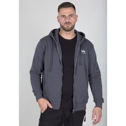 Alpha Industries "Basic Zip Hoody SL" Baumwollmischung, regular fit