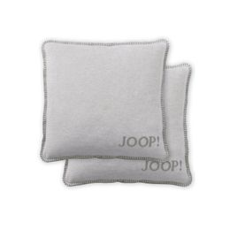 JOOP! Dekokissen JOOP "Kissenh&uuml;lle UDF Doubleface 2er Pack" Gr. S, gr&uuml;n (hellgrau, gr&uuml;n), B:50cm, Obermaterial: 58% Baumwolle CO. 35% Polyacryl PAN. 7% Polyester PES., Dekokissen_Sitzkissen_Kissenh&uuml;llen