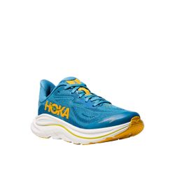 Laufschuh Hoka One One "CLIFTON 1 BIG KIDS", Kinder, Gr. 38, alpine blau, foggy night, Synthetik, Textil, mehrfarbig, Schuhe Laufschuh