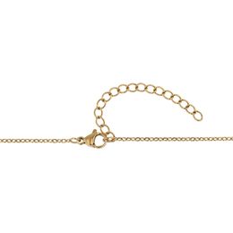 Adelia&acute;s Kette ohne Anh&auml;nger ADELIA&acute;S "Herren Halskette mit Anh&auml;nger &ndash; Kreuz aus Edelstahl", gold, Halsketten, Herren, 46cm, Edelstahl, Zum Verschenken &ndash; ideal zum einfach so