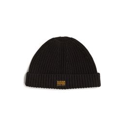 G-Star Raw Beanie G-STAR "Originals Fisherman Beanie", Herren, Gr. PC, dk schwarz, 60% Viskose (LENZING&trade; ECOVERO&trade;), 40% Baumwolle, M&uuml;tzen Beanie