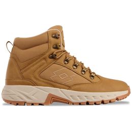 Schn&uuml;rboots Lotto, Damen, Gr. 47, beige (wheat), Synthetik, Textil, mehrfarbig, Schuhe Schn&uuml;rboots, - in gro&szlig;en Gr&ouml;&szlig;en