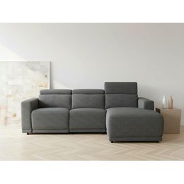 OTTO home "LEOO" mit USB A/C-Anschluss. Federkern, verstellbaren Kopfst&uuml;tzen, Webstoff