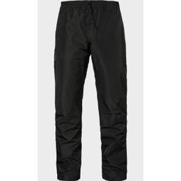 Sch&ouml;ffel Outdoorhose SCH&Ouml;FFEL "Rain Pants Style Elmori UNI", Herren, Gr. XL, Normalgr&ouml;&szlig;en, 9990, schwarz, Oberstoff: 100% Polyester; (Membran: Thermoplastisches Polyurethan), Hosen Outdoorhose