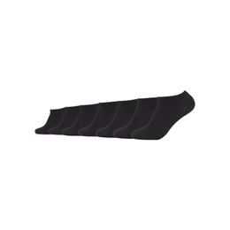 Sneakersocken Camano "ca-soft", Herren, Gr. 35-38, schwarz, Baumwollmischung, unifarben, normal, Socken Sneakersocken, mit weichem Komfortbund ohne dr&uuml;ckende N&auml;hte