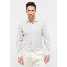 Langarmhemd Eterna "MODERN FIT", Herren, Gr. 44, Normalgr&ouml;&szlig;en, himmelblau, 17% Leinen, 83% Wolle (Merino), tailliert, Manschette, Hemden, EASY IRON (b&uuml;gelleicht)