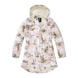 Parka Brandit "Brandit Damen Ladies Marsh Lake Parka", Damen, Gr. XXL, candy camo, 80% Polyester, 20% Baumwolle, unifarben, normal, ohne Ausschnitt, Jacken Parka