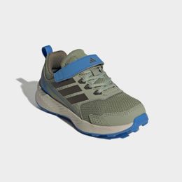Trailrunningschuh adidas terrex "TRACEFINDER CF C", M&auml;dchen, Gr. 35, tent gr&uuml;n, shadow olive, ray blau, Synthetik, Textil, Schuhe, f&uuml;r Kinder & Jugendliche