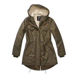 Parka Brandit "Brandit Damen Ladies Marsh Lake Parka", Damen, Gr. 5XL, olive, 80% Polyester, 20% Baumwolle, unifarben, normal, ohne Ausschnitt, Jacken Parka