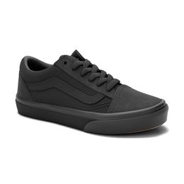 Sneaker Vans "UY Old Skool", M&auml;dchen, Gr. 31, blk, blk, Leder, Schuhe Sneaker, f&uuml;r Kinder