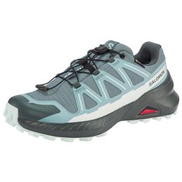 Trailrunningschuh Salomon "SPEEDCROSS PEAK GORE-TEX W", Damen, Gr. 40, trooper, tourmaline, clearly aqua, Synthetik, Textil, Schuhe Trailrunningschuh, wasserdicht, Topseller