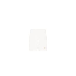 Sweatshorts Alpha Industries "Basic Bike Shorts SL FP Wmn", Damen, Gr. XS, Normalgr&ouml;&szlig;en, wei&szlig; (wei&szlig;, gelb gold), Obermaterial: 95% Baumwolle, 5% Elastan, Hosen Sweatshorts