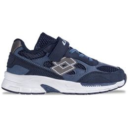 Sneaker Lotto, Kinder, Gr. 33, navy, midblau, Kunstfaser, Synthetik, Schuhe Sneaker, - in kinderfu&szlig;gerechter Passform