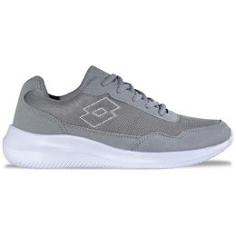 Sneaker Lotto, Herren, Gr. 36, leuchtendesgrau, silber, Kunstfaser, Synthetik, unifarben, Schuhe Sneaker, - extra leicht & bequem