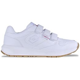Sneaker Lotto, Herren, Gr. 38, wei&szlig;, Synthetik, clean, Schuhe Sneaker, - mit Flexkerben f&uuml;r einen nat&uuml;rlichen Bewegungsablauf