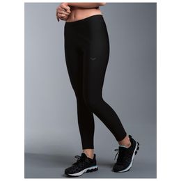 Leggings TRIGEMA "TRIGEMA Sportleggings aus COOLMAX-Material", Damen, Gr. 3XL, US-Gr&ouml;&szlig;en, schwarz, Mikrofaser, 92% Polyester, 8% Elasthan, Hosen Leggings