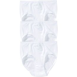 H&uuml;ftslip Speidel "Noelle", Damen, Gr. 50, wei&szlig;, Feinripp, Obermaterial: 100% Baumwolle, bestickt, unifarben, Unterhosen, bequem, weich, schlicht, elastisch, feminin, mit Motiv, Baumwolle