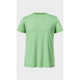 Sch&ouml;ffel Funktionsshirt SCH&Ouml;FFEL "T Shirt Hohberg L", Damen, Gr. 38, gr&uuml;n (6175, gr&uuml;n), Oberstoff: 60% Baumwolle, 40% Polyester, Rundhals, Shirts Funktionsshirt