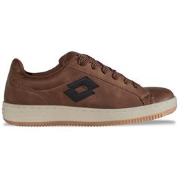 Sneaker Lotto, Damen, Gr. 42, schwarz (braun, schwarz), Synthetik, mehrfarbig, Schuhe Sneaker, - in angesagtem Y2K Design
