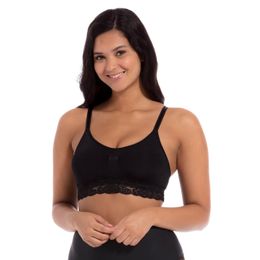 Bustier MAGIC BODYFASHION, Damen, Gr. XXL, N-Gr, schwarz (schwarz lace), Obermaterial: 93% Polyamid, 7% Elasthan, BHs Bustier, Weiche Spitze unterhalb der Brust f&uuml;r einen eleganten Look