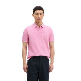 Marc O'Polo Poloshirt MARC O'POLO "aus Organic Cotton-Stretch", Herren, Gr. L, mellow rose, Obermaterial: 95% Baumwolle, 5% Elasthan, unifarben, figurbetont, Rippb&uuml;ndchen, Shirts