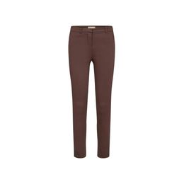 Chinohose soyaconcept "Soya Concept Trousers SC-LILLY 44_B", Damen, Gr. 42, Normalgr&ouml;&szlig;en, 8694 hot fudge, Obermaterial: 69% Baumwolle, 28% Polyester, 3% Elasthan, Hosen Chinohose