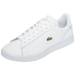 Sneaker Lacoste "Lacoste CARNABY", Herren, Gr. 43, wht, wht, Leder, Schuhe Sneaker
