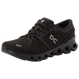 Sneaker On RUNNING "Cloud X 4", Herren, Gr. 38,5, schwarz, eclipse, Textil, Schuhe Sneaker, Topseller