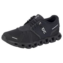 Laufschuh On RUNNING "Cloud 5", Damen, Gr. 36,5, hay, frost, Synthetik, Schuhe Laufschuh
