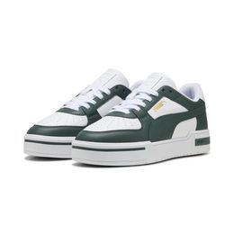 Sneaker Puma "CA Pro Classic II Sneakers Erwachsene", Herren, Gr. 43, wei&szlig; gr&uuml;n gables, Obermaterial: Synthetik, Textil, Kuhleder, Leder. Futter: Textil. Innensohle: Textil. Laufsohle: Gummi, Schuhe Sneaker
