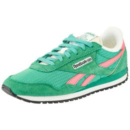 Sneaker Reebok CLASSIC "CLASSIC AZ", Damen, Gr. 37,5, upgrade gr&uuml;n, upgrade gr&uuml;n, passion pink, Leder, Synthetik, Textil, Schuhe Sneaker