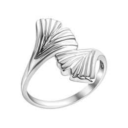 Fingerring Vivance "925-Sterling Silber rhodiniert" Gr. 62, transparent, Fingerringe, Damen, 062 (19,7), Silber 925 (Sterlingsilber), Fingerring