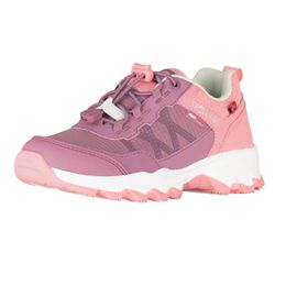 Outdoorschuh Trollkids "KIDS TROLLTUNGA HIKER LOW XT", Kinder, Gr. 28, rosa (orchid, peony rose), Synthetik, Textil, Schuhe Outdoorschuh, wasserdicht