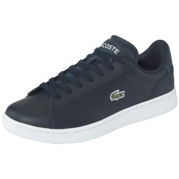 Sneaker Lacoste "Lacoste CARNABY", Herren, Gr. 41, nvy, wht, Leder, Schuhe Sneaker
