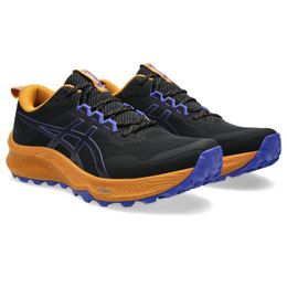 Trailrunningschuh asics "TRABUCO TERRA 3", Herren, Gr. 44,5, schwarz, cobalt burst, Synthetik, Schuhe