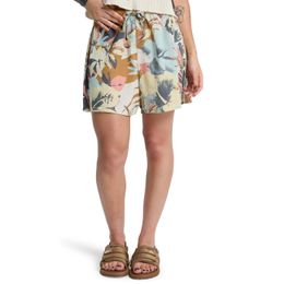 Shorts Quiksilver "Ludden", Damen, Gr. M, garden glade interact floral, Obermaterial: 97% Walkfrottier, 3% Elasthan;, Hosen Shorts