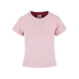 T-Shirt Karl Kani "Karl Kani Damen", Damen, Gr. XS, berry, light rose, 100% Baumwolle, bedruckt, normal, Rundhals, Shirts T-Shirt