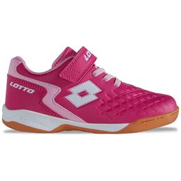 Hallenschuh Lotto, M&auml;dchen, Gr. 25, pink, rose, Synthetik, mehrfarbig, Schuhe Hallenschuh, - auch f&uuml;r den Hallensport