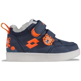 Sneaker Lotto, Damen, Gr. 24, navy, orange, Synthetik, Textil, mehrfarbig, Schuhe Sneaker, - in kindgerechter Passform