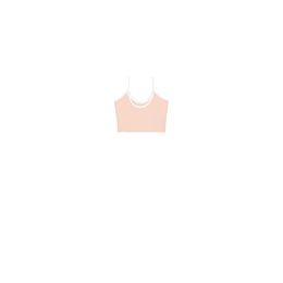 Muskelshirt Alpha Industries "Basic ML Cropped Tank Top Wmn", Damen, Gr. L, orange (pale peach), Obermaterial: 95% Baumwolle, 5% Elastan, Shirts
