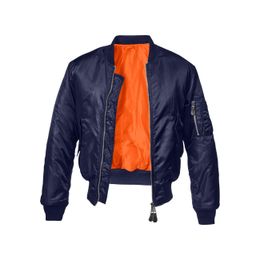 Anorak Brandit "Brandit Herren MA1 Bomber Jacket", Herren, Gr. 5XL, navy, 100% Polyamid, unifarben, normal, amerikanischer Ausschnitt, Jacken
