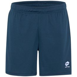 Trainingsshorts Lotto, Herren, Gr. XL (56/58), Normalgr&ouml;&szlig;en, blau (marineblaus), 100% Polyester, unifarben, kurz, Hosen, - mit dezenter Logostickerei auf dem Bein