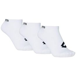 Socken Lotto, Damen, Gr. 35-38, hellwei&szlig;, Baumwollmischung, Socken Socken, - in vorteilhaftem 3er Pack